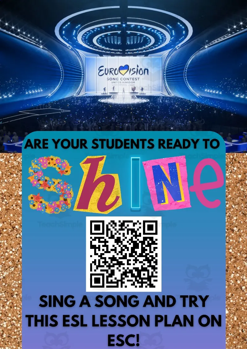 ESL Eurovision Lesson Plan with Song + Writing + Speaking Game by Teach ... ESL Eurovision Lesson Plan with Song + Writing + Speaking Game by Teach ...