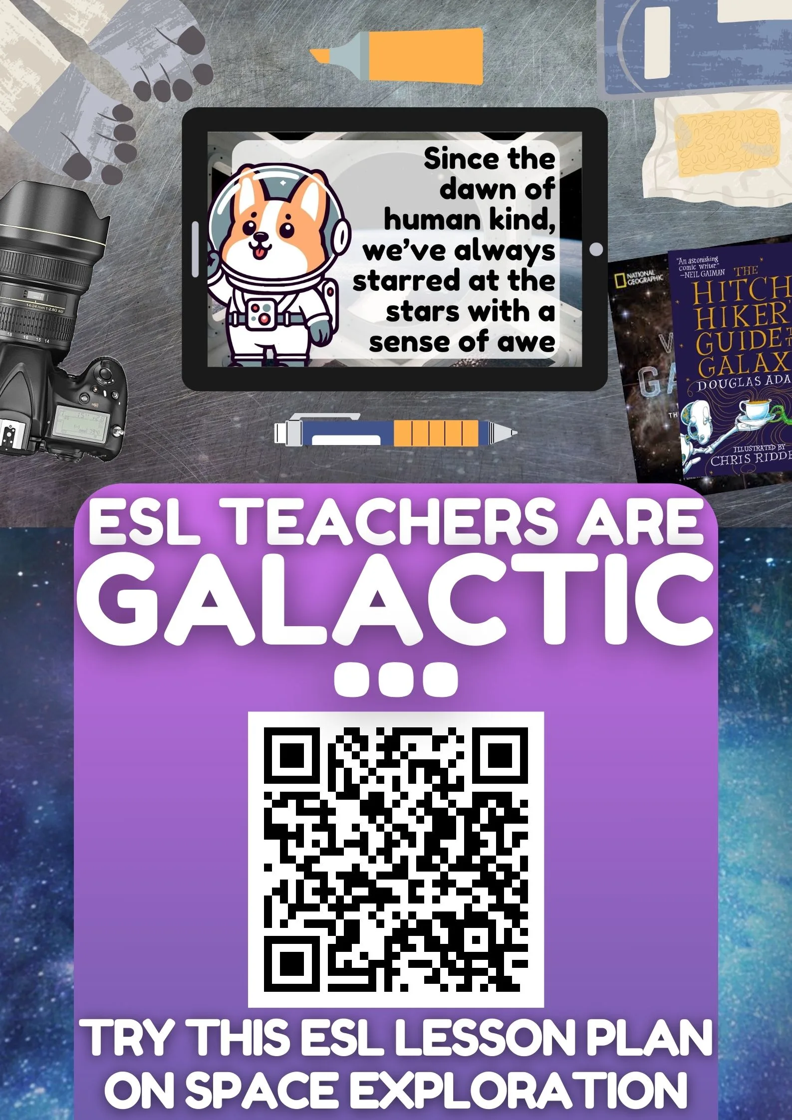 ESL Lesson Plan on Space Exploration and Travelling by Teach Simple