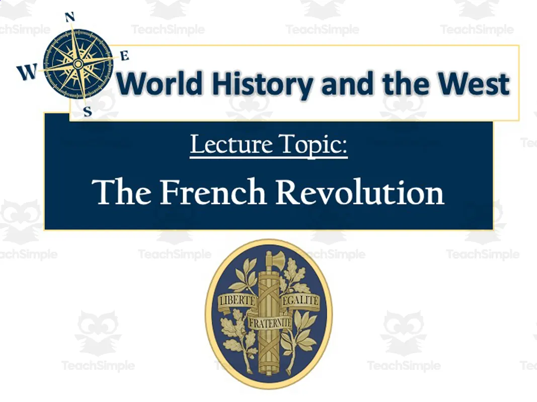 European History: French Revolution Learning Bundle. by Teach Simple
