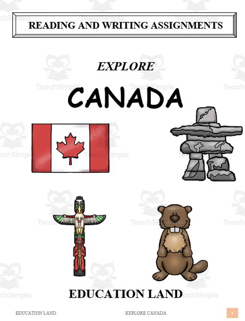 Explore Canada by Teach Simple