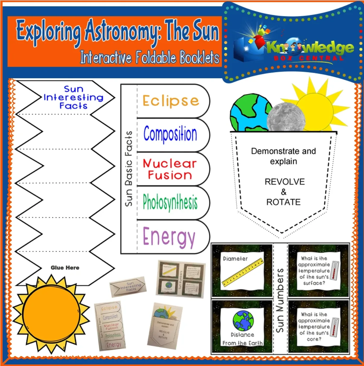Exploring Astronomy: The Sun Interactive Foldable Booklets - EBOOK by ...