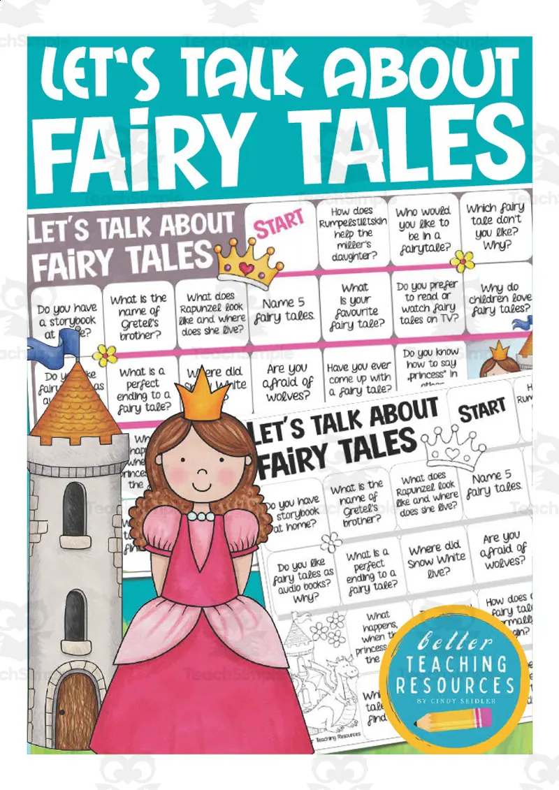 Fairy Tales Speaking Game by Teach Simple