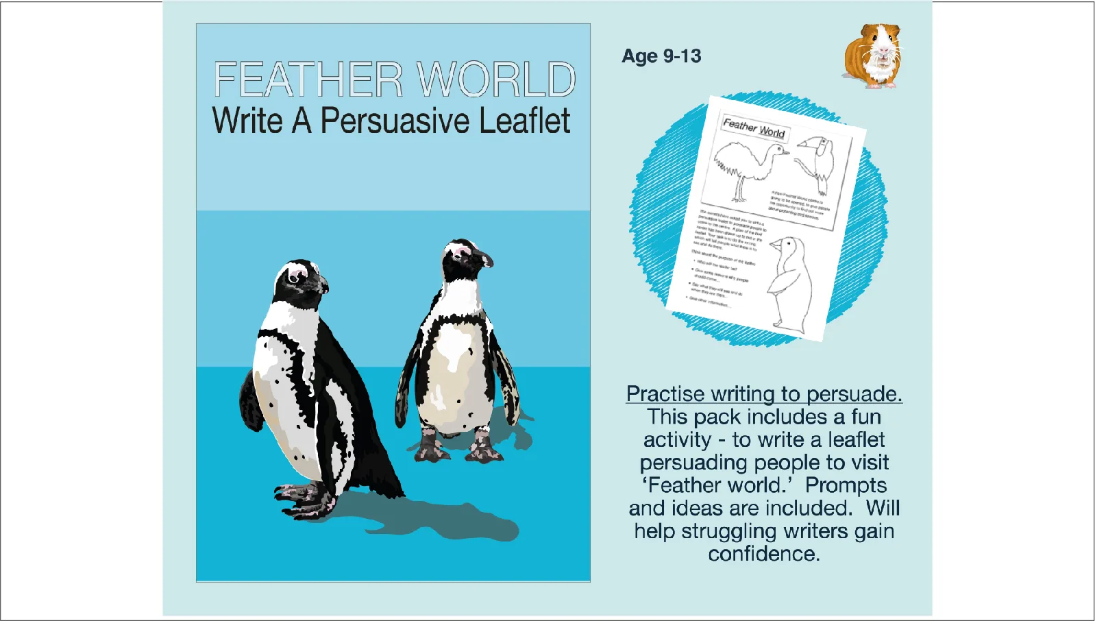 Feather World: Write A Persuasive Leaflet (9-13 years) by Teach Simple