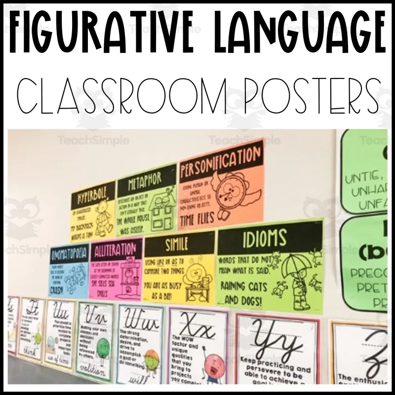 Figurative Language Posters by Teach Simple