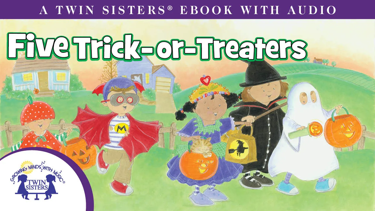 Five Trick-Or-Treaters Video Storybook by Teach Simple