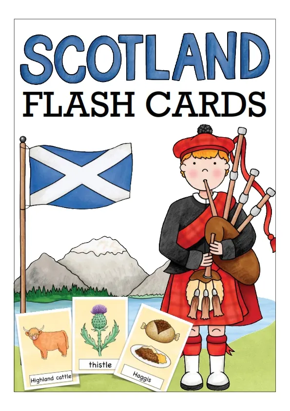 Flash Cards: Scotland by Teach Simple
