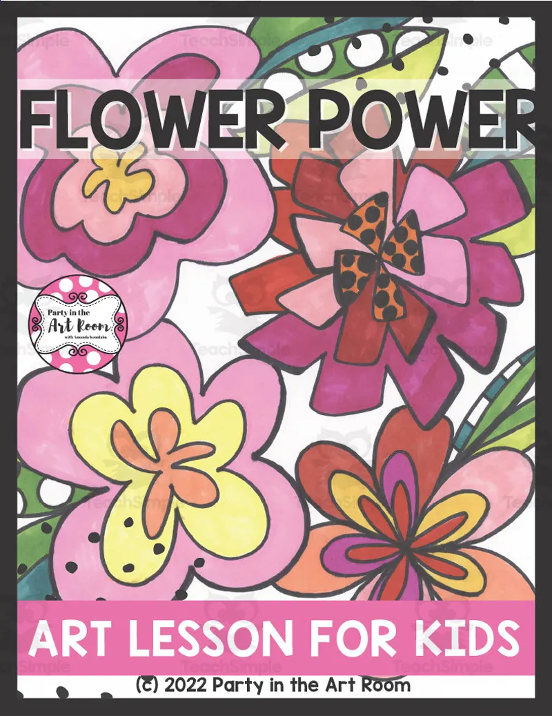 Flower Power Art Lesson for Kids by Teach Simple