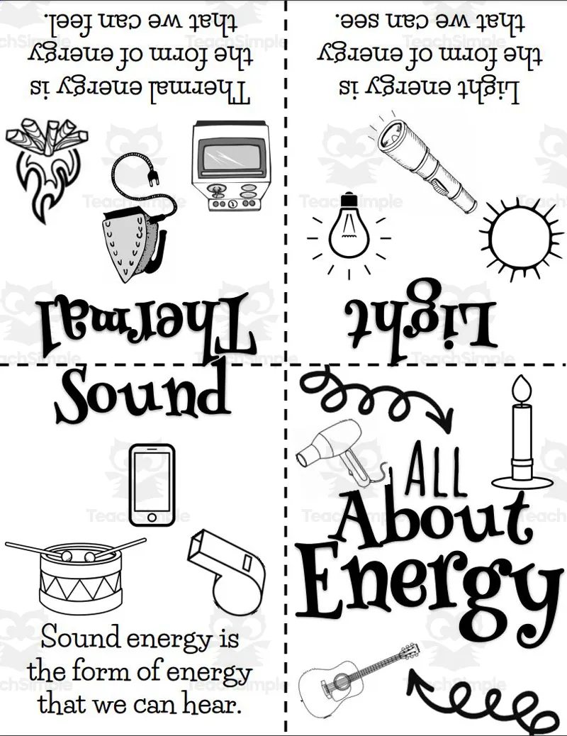 Fold & Read Booklet: Energy by Teach Simple