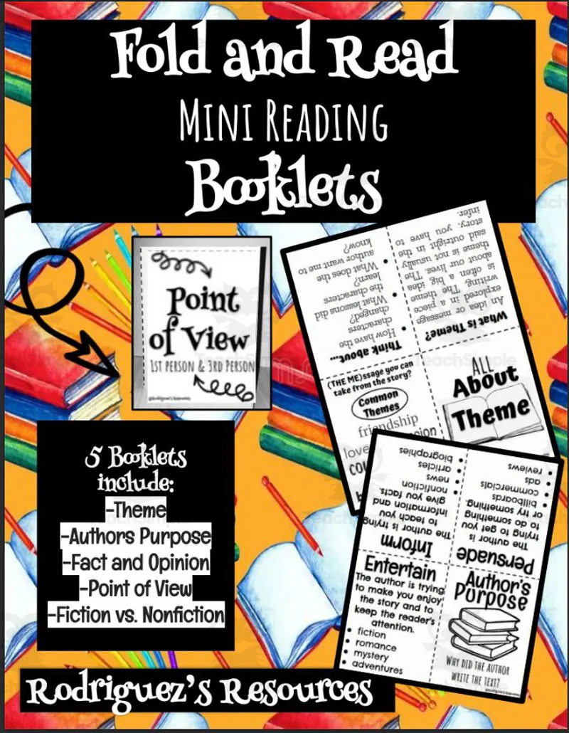 Fold and Read: Mini Reading Booklets by Teach Simple