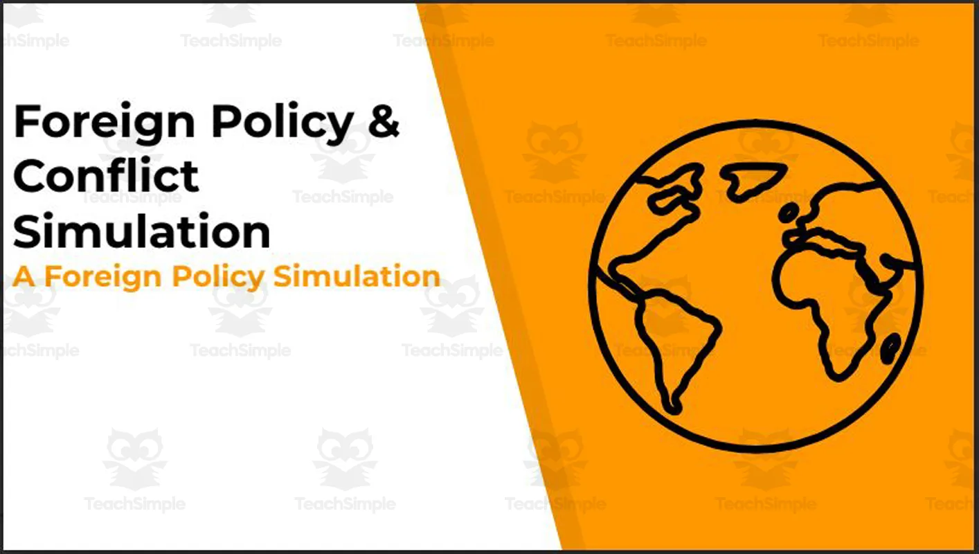 Foreign Policy Unit & Simulation (Slides, simulation sheets ...