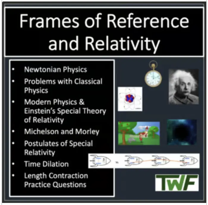 Frames of Reference and Relativity - Senior Physics Lesson by Teach Simple