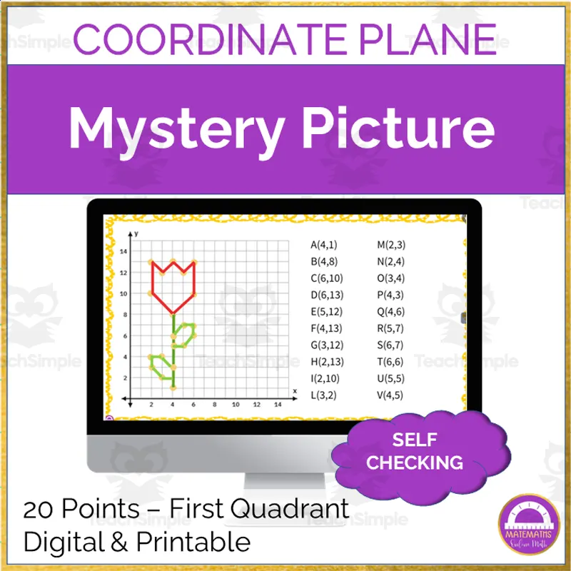 FREEBIE | Plotting Points on a Coordinate Plane by Teach Simple