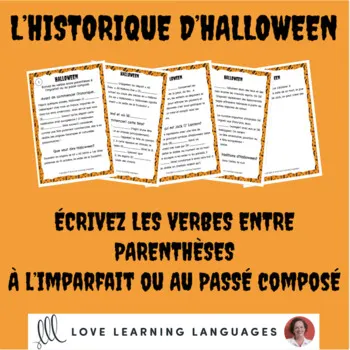 French - L'Historique d'Halloween - Le passé composé et l'imparfait by ...