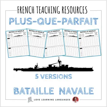 French: Plus-Que-Parfait - Bataille Navale - Battleship Game by Teach ...