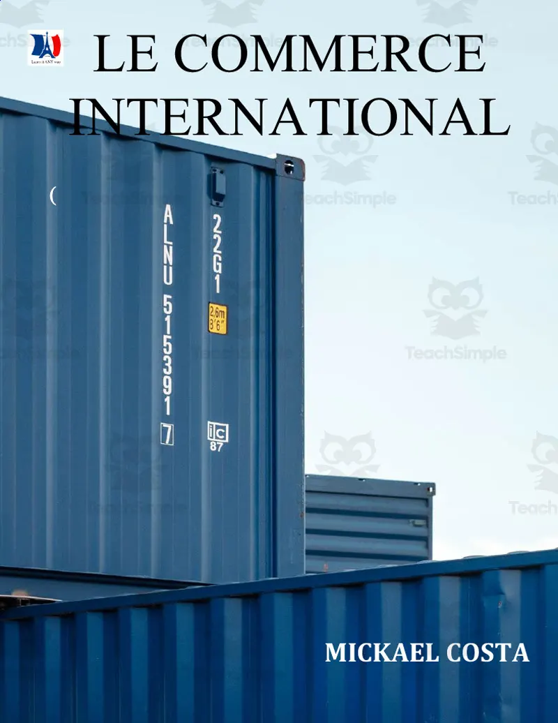 French: Trade International Workbook by Teach Simple