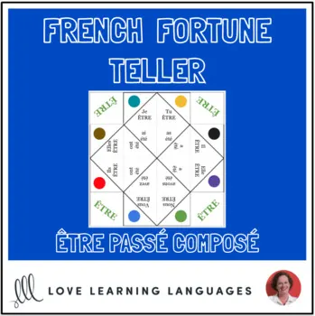French Verb ÊTRE - PASSÉ COMPOSÉ - Fortune Tellers by Teach Simple