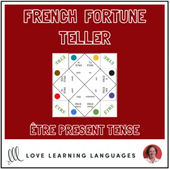 French Verb ÊTRE - PRESENT TENSE - Fortune Tellers by Teach Simple