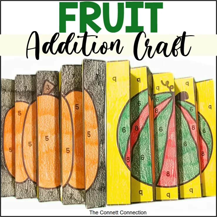 Fruit Themed Agamograph Addition Craft by Teach Simple