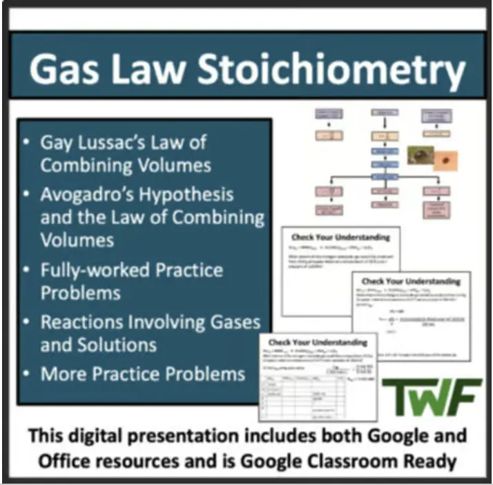 Gas Law Stoichiometry - Senior Chemistry Lesson by Teach Simple