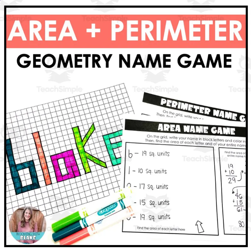 Geometry Name Game by Teach Simple