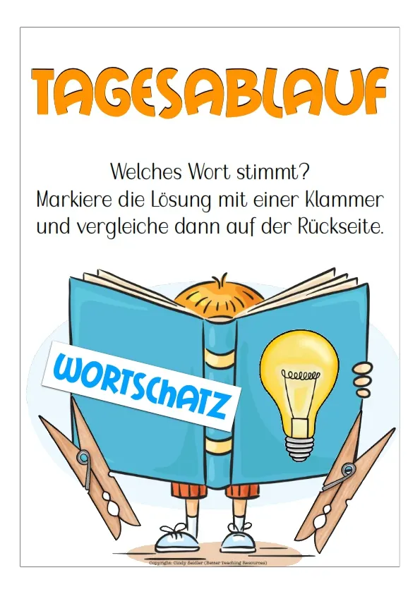 German Clip Cards: Hobbies & Activities Vocabulary by Teach Simple