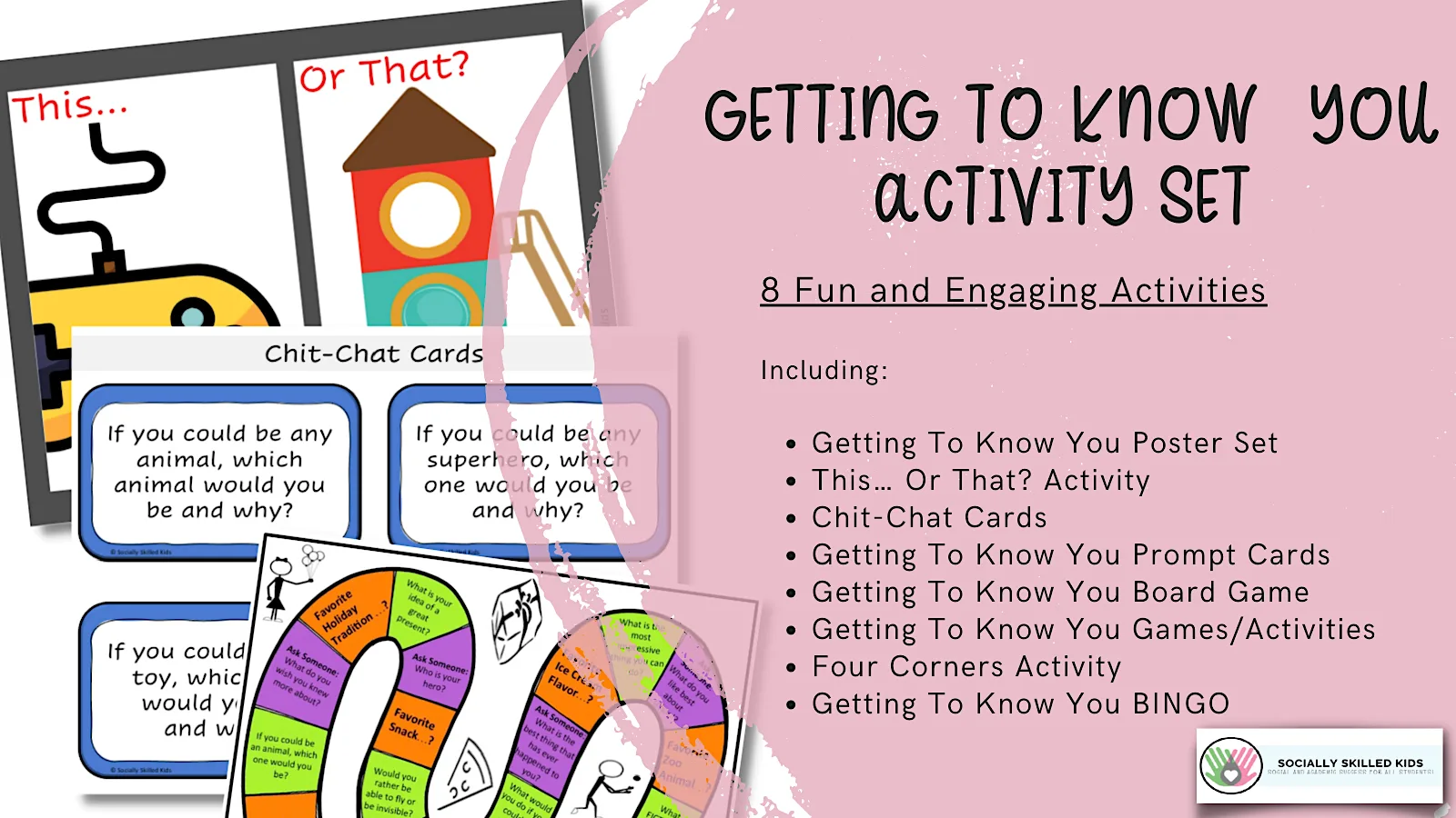 Getting To Know You Activities Pack by Teach Simple