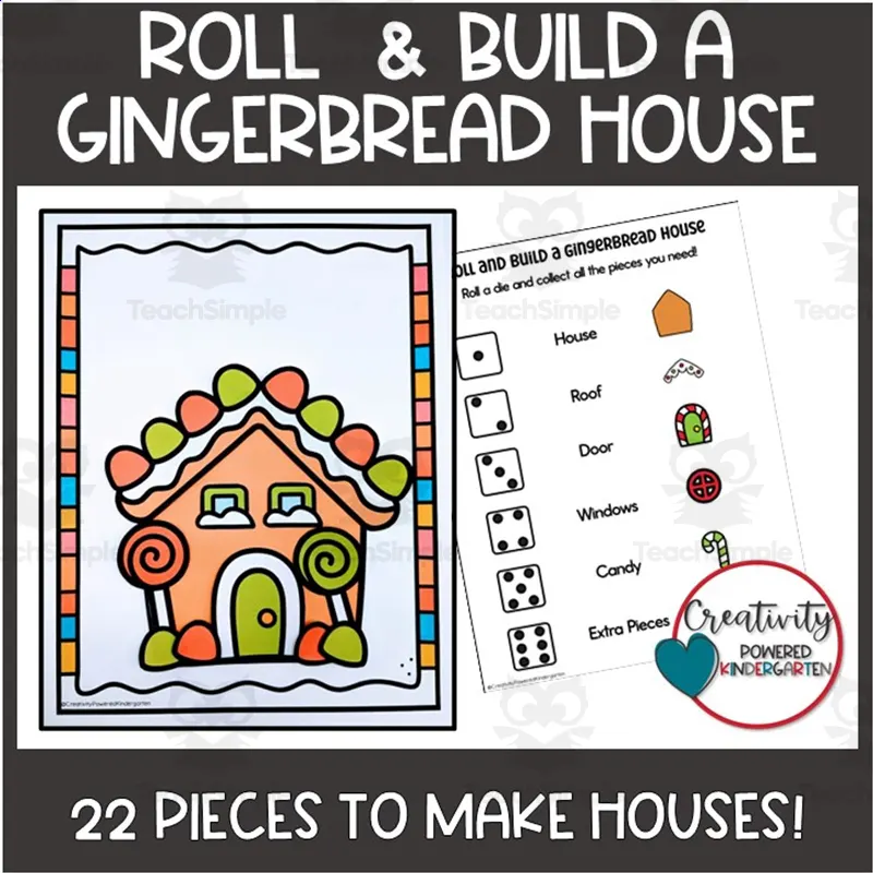 Gingerbread Man Craft for Build a Gingerbread House, Roll a Gingerbread ...