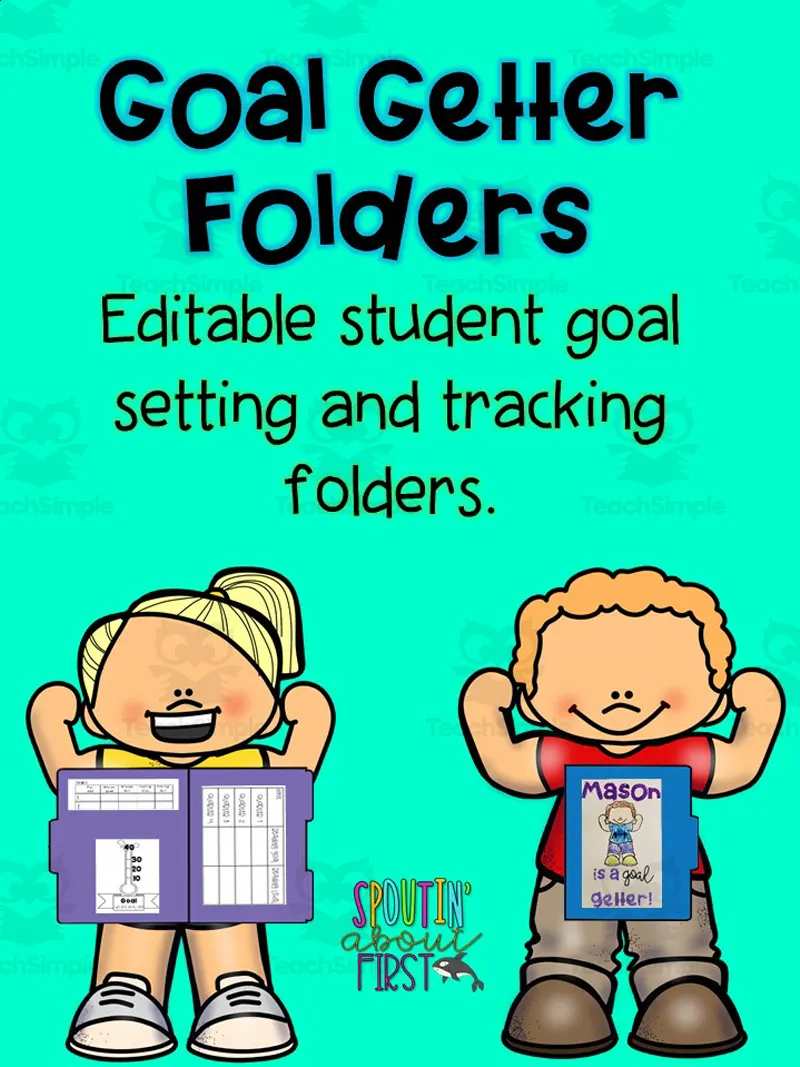 Goal Getter Folders by Teach Simple