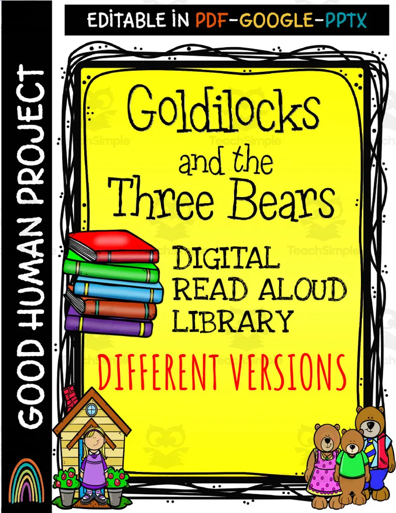 Goldilocks and the Three Bears | Digital Real Aloud Library by Teach Simple
