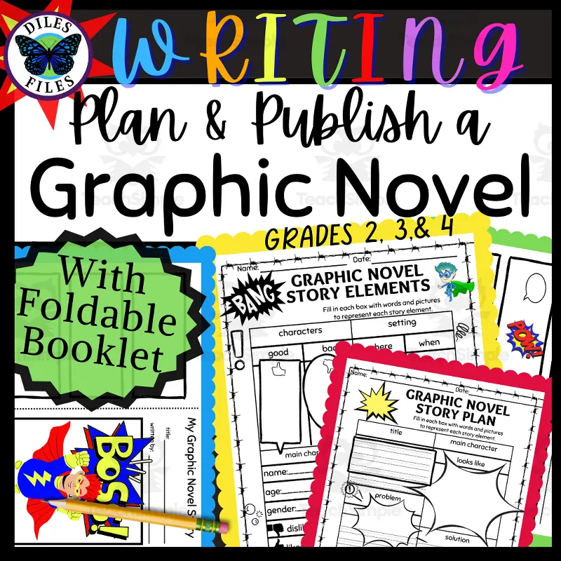 Graphic Novel Writing Plan & Publish by Teach Simple
