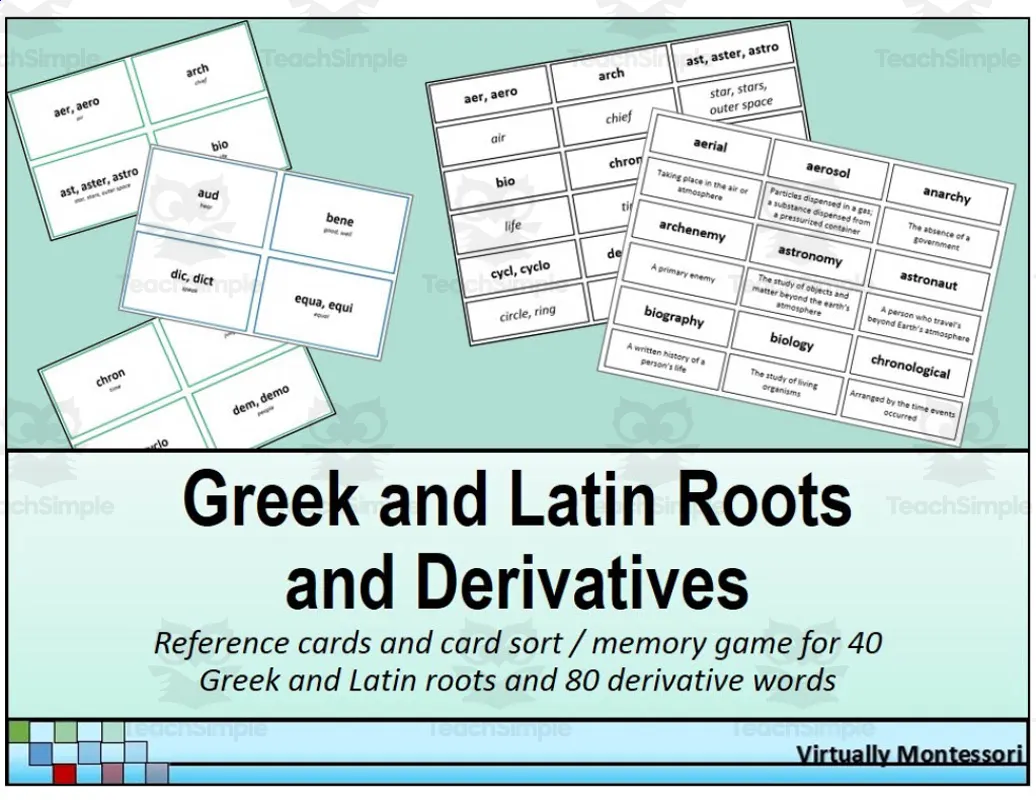 Greek and Latin Roots by Teach Simple