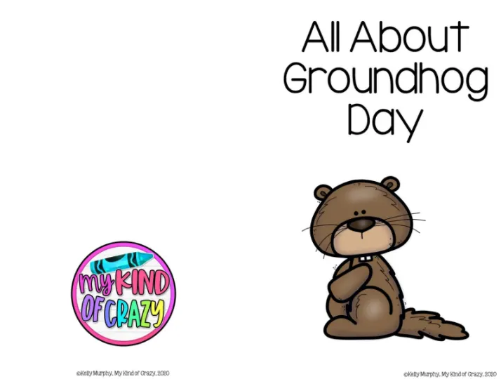 Groundhog's Day Adapted Book, Printable, Special Ed by Teach Simple