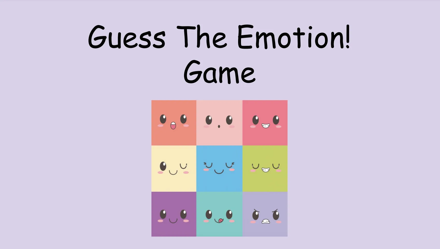 Guess The Emotion! SEL Game by Teach Simple