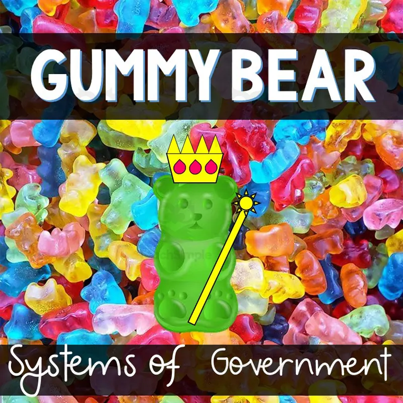 Gummy Bear Systems of Government Book by Teach Simple