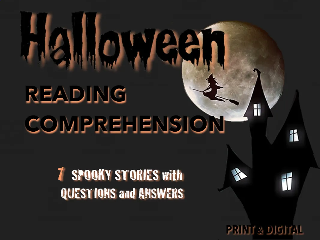 Halloween Reading Comprehension for 3rd and 4th Grades by Teach Simple
