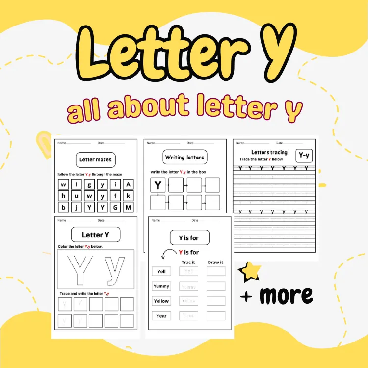 handwriting letter y worksheets - tracing letter y printable by Teach ...