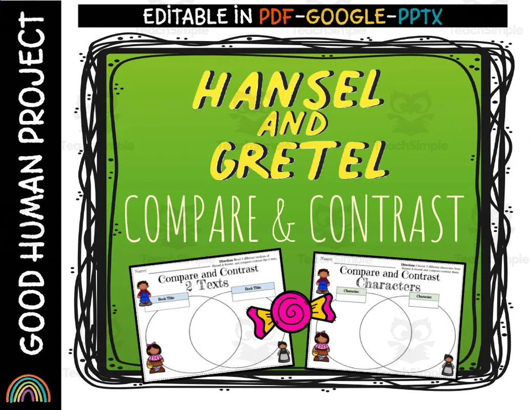 Hansel and Gretel | Compare and Contrast Activity by Teach Simple