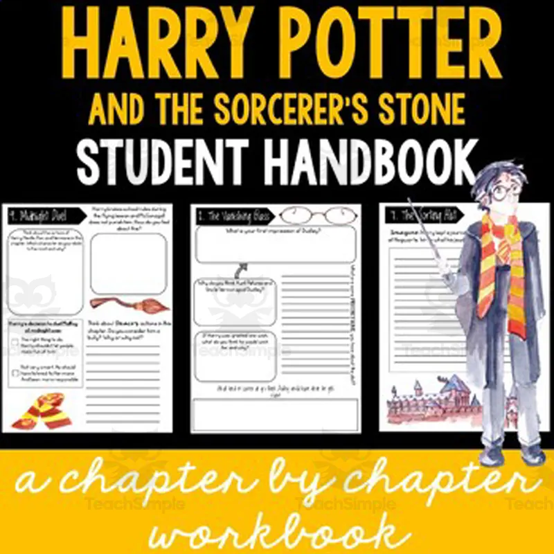 Harry Potter and the Sorcerer's Stone Student Handbook by Teach Simple