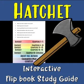 Hatchet - Interactive Flipbook Study Guide by Teach Simple