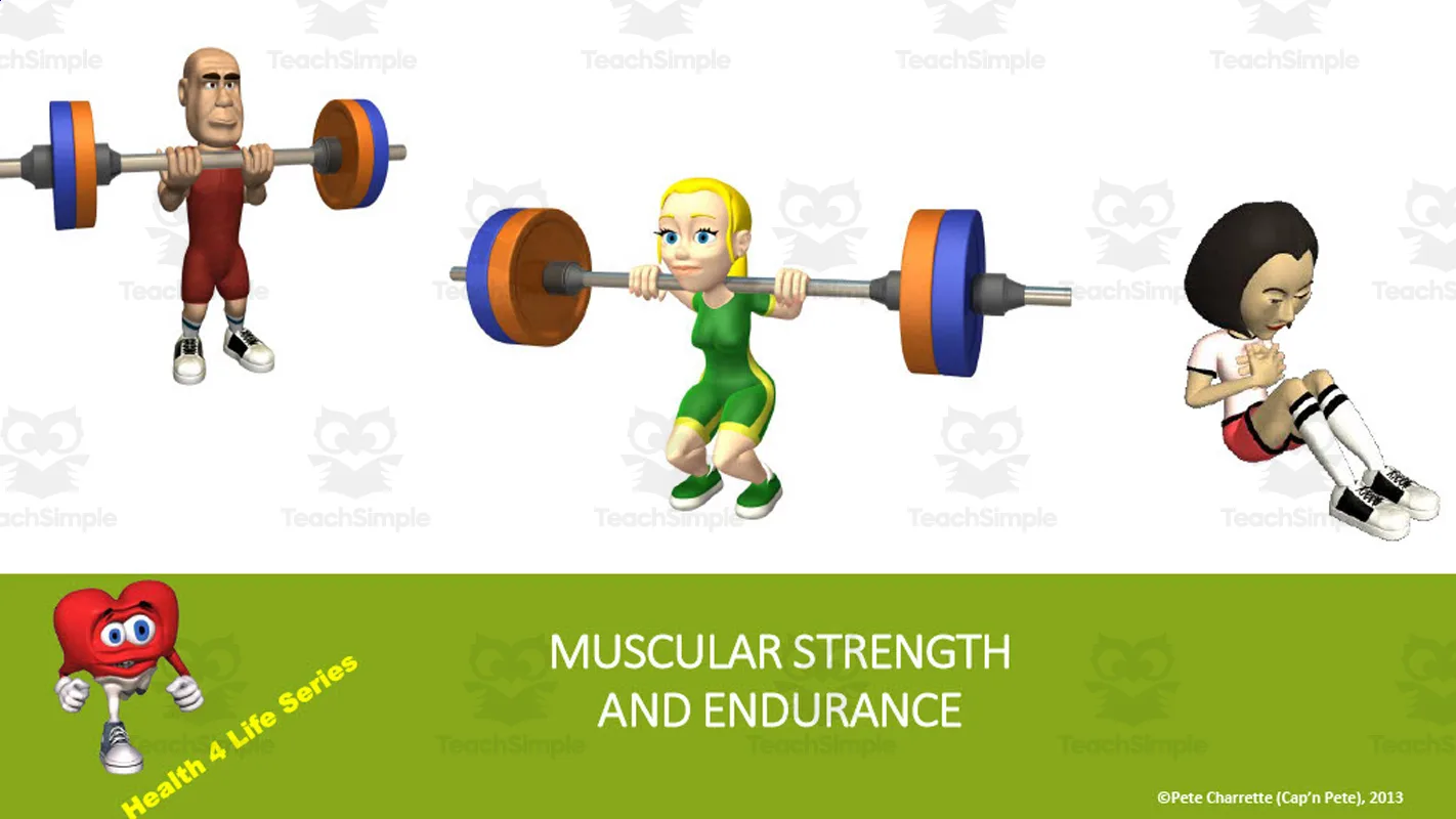 Health 4 Life Powerpoint Series Muscular Strength Endurance By Teach