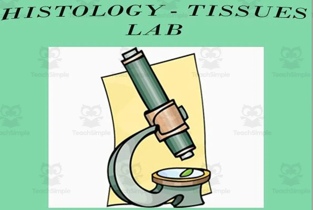 Histology Tissues Lab by Teach Simple