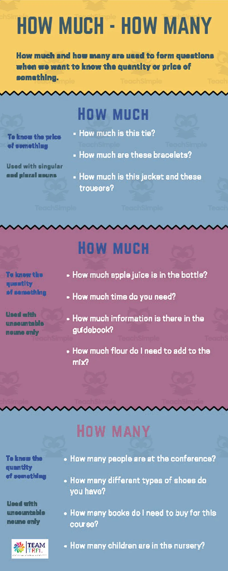 How Much? How Many? | Beginner Lesson Plan by Teach Simple