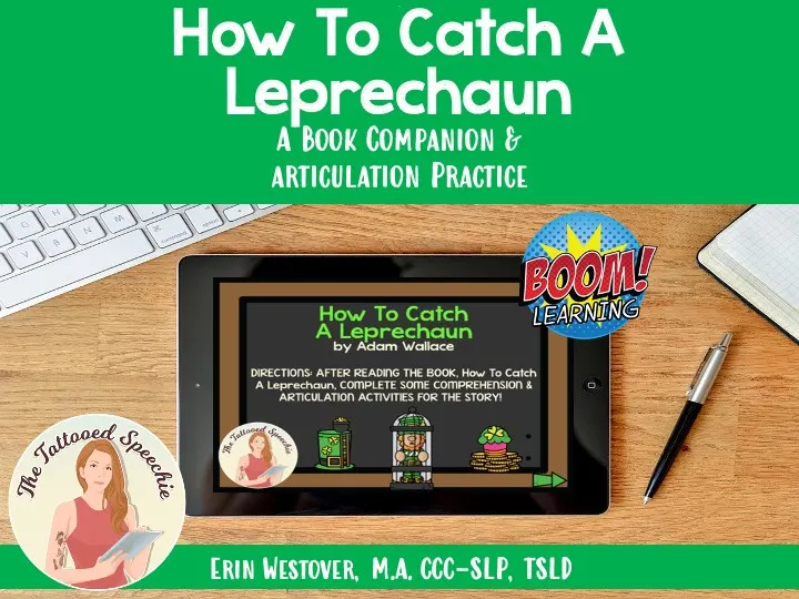How To Catch A Leprechaun Book Companion and Articulation Practice by ...