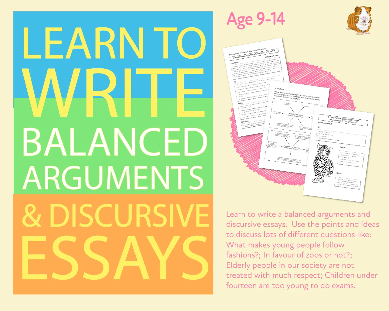 How To Write A Balanced Argument Or A Discursive Essay (9-14 years) by ...