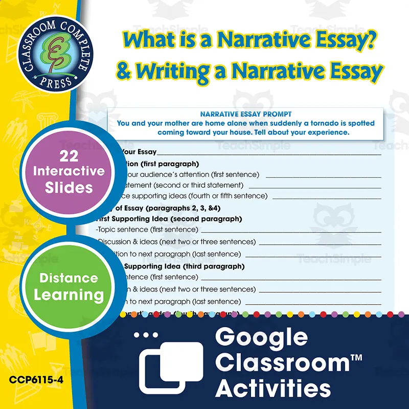 How to Write an Essay: What is a Narrative Essay? & Writing a Narrative ...