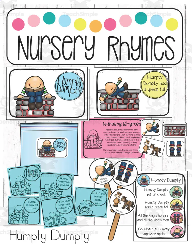 Humpty Dumpty Nursery Rhyme by Teach Simple