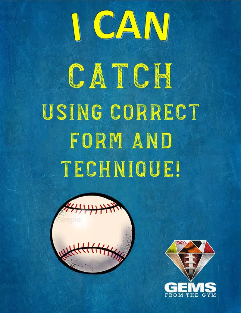 I Can Catch Poster Pack by Teach Simple