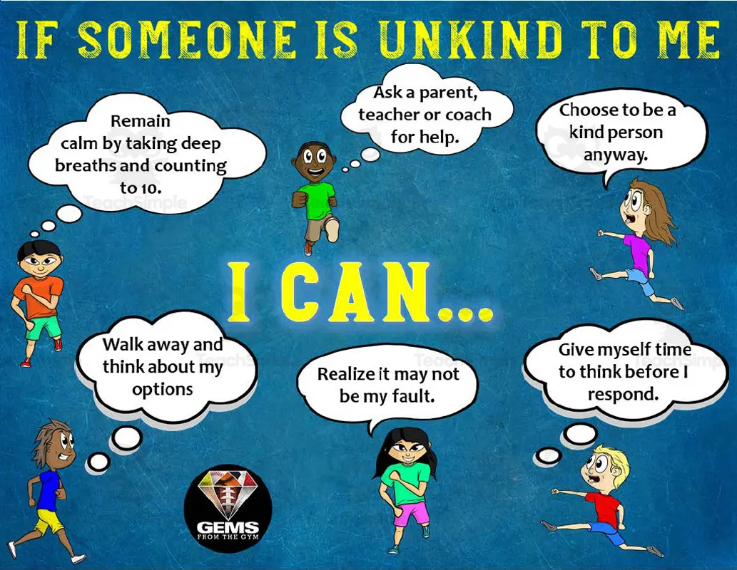 I Can: Responding Well to Unkindness - Poster Pack by Teach Simple