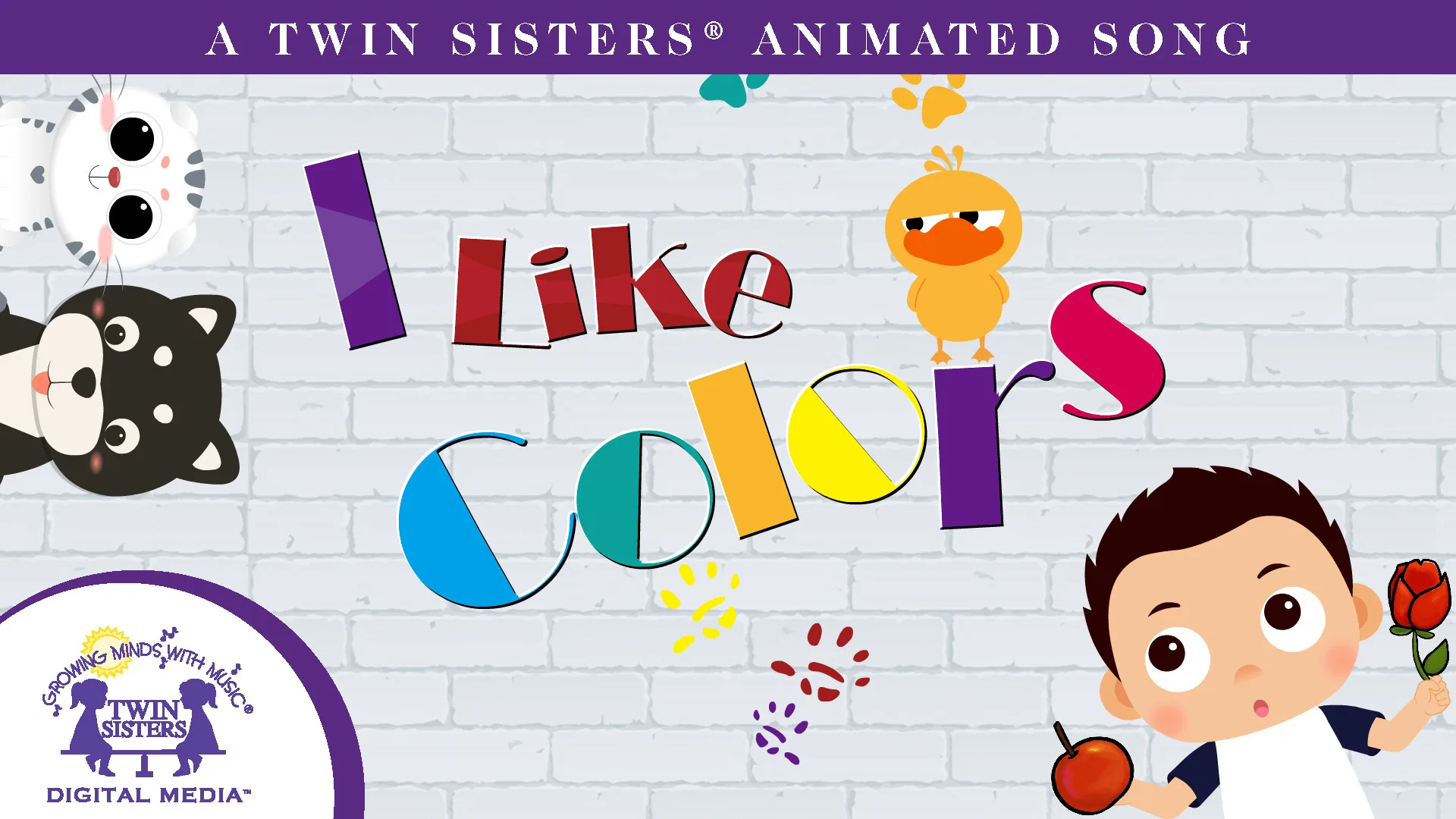 I Like Colors Animated Song by Teach Simple