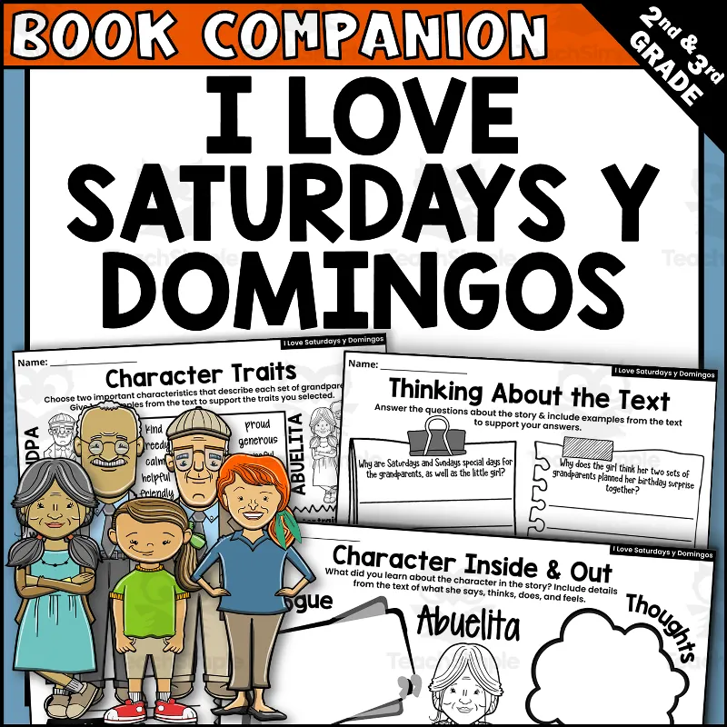 I Love Saturdays y Domingos Read Aloud by Teach Simple
